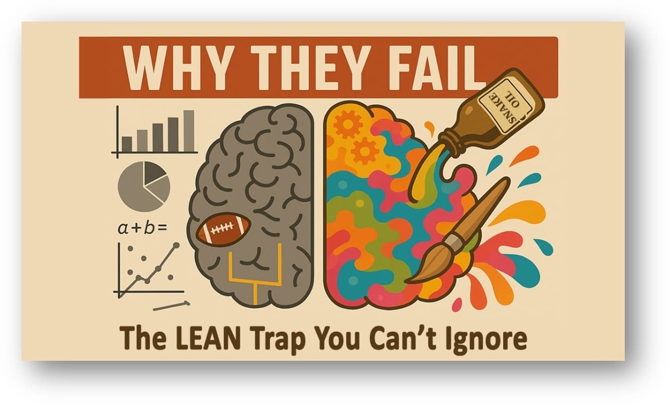 LEAN Snake Oil: Why a LEAN-Only Approach Fails!