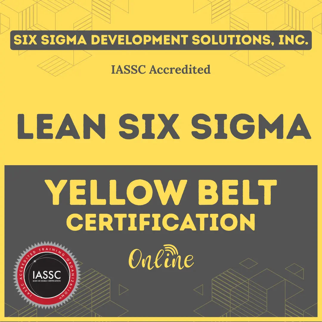 Online Lean Six Sigma Yellow Belt Certification | Six Sigma DSI